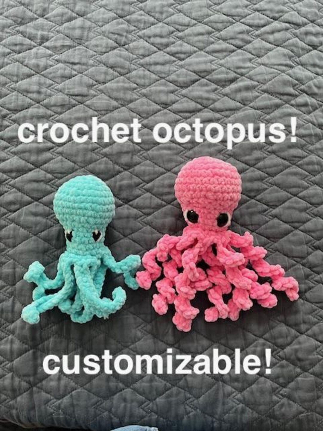 Custom Crochet Octopus, Custom Colors, Baby Shower, - Etsy