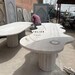 Travertine Dining Table, Oval Travertine Table, Irregular Shaped ...