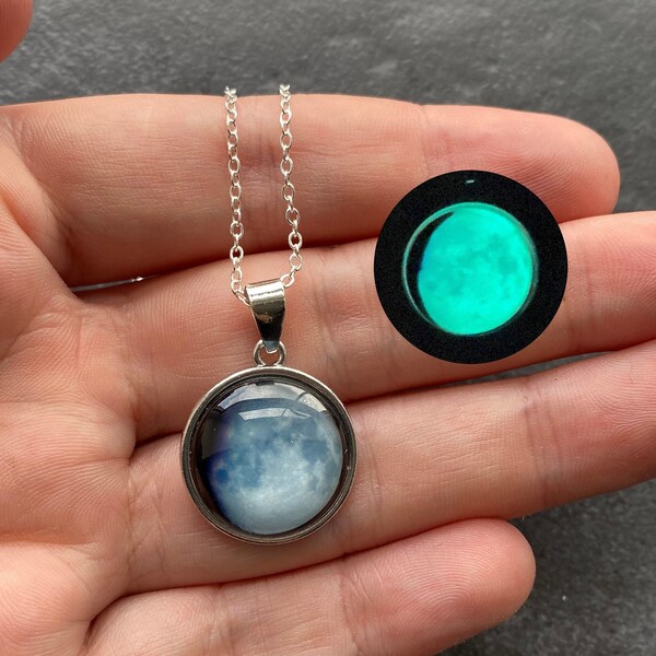 Moon Glow Necklace - Etsy