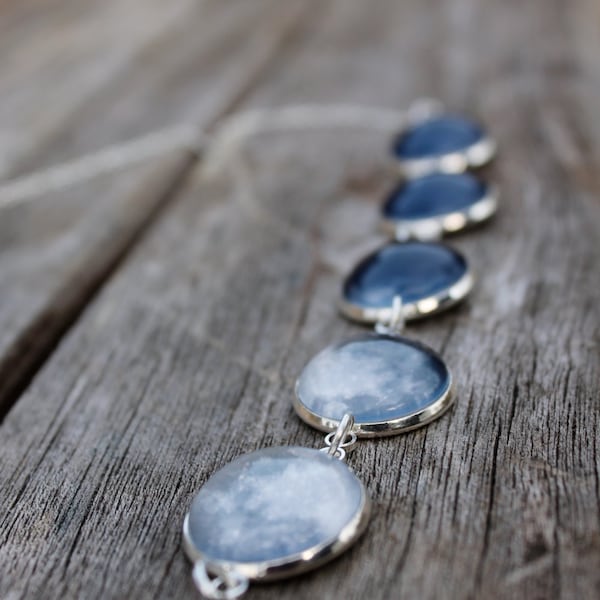 Moon Phase Necklace - Etsy