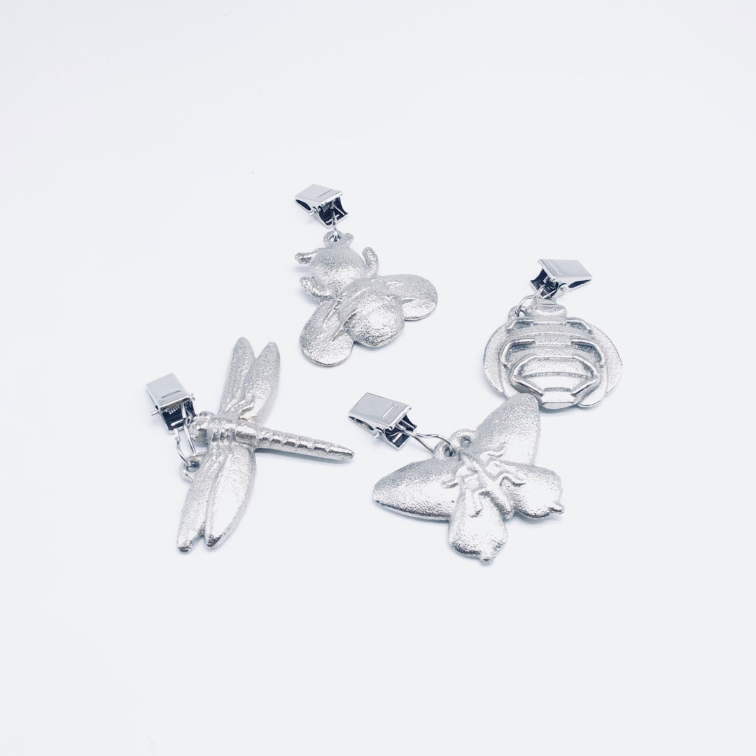 4 Cute Insects Table Weights, Metal Tablecloth Weights, Outside Party ...