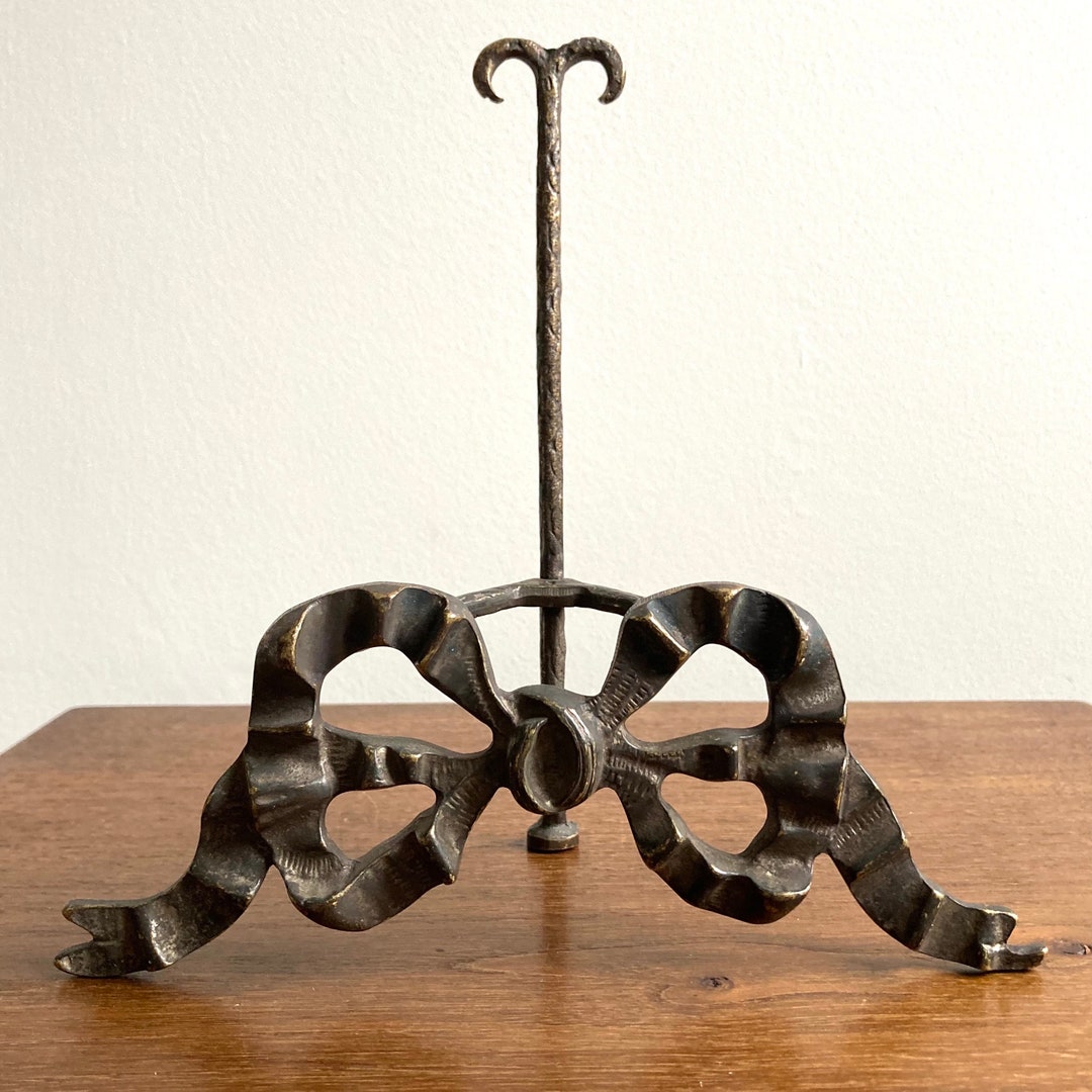 Vintage Brass Plate Holder Brass Dish Mount Display, Plate Display ...