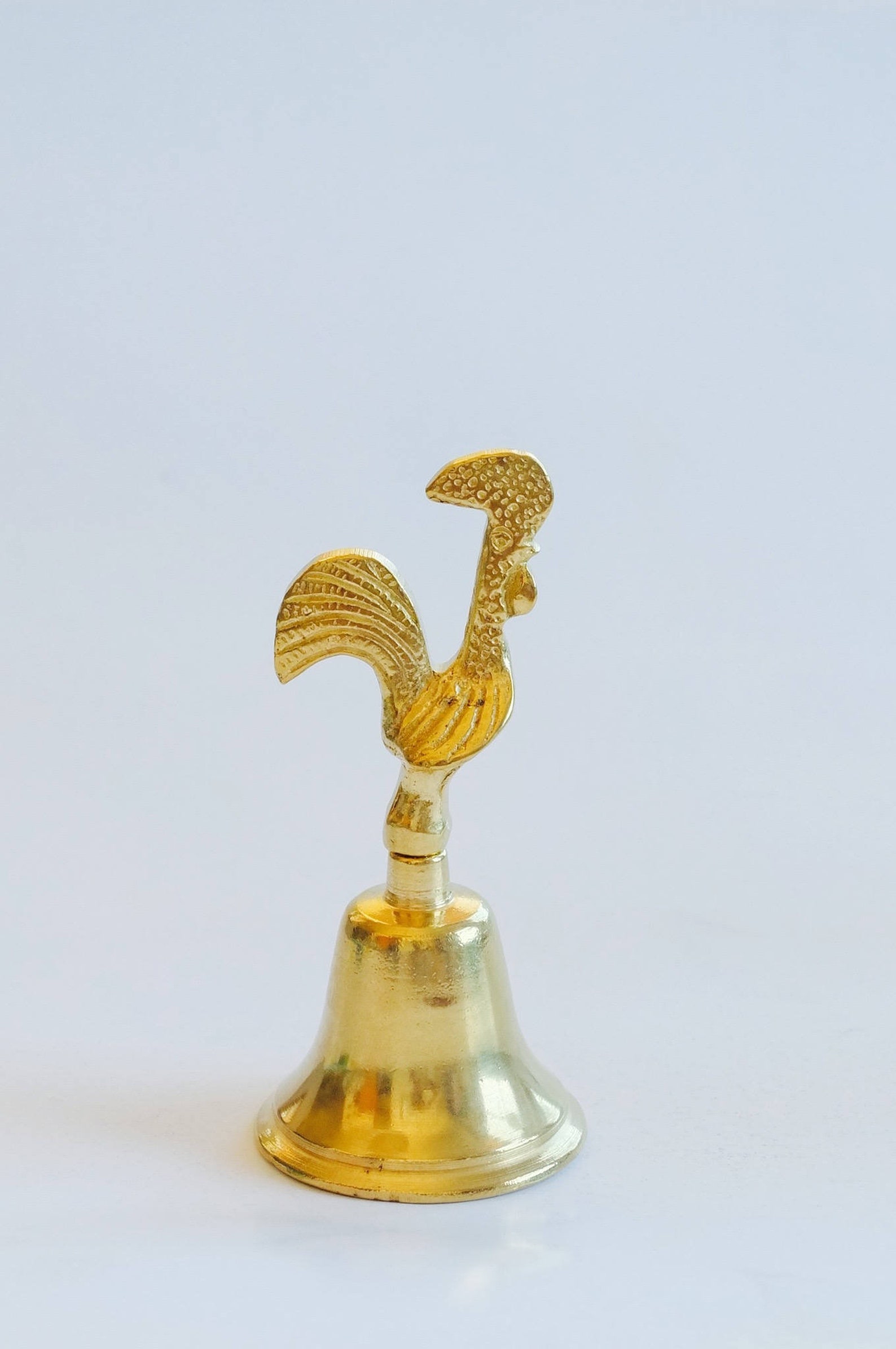 Vintage Rooster Brass Table Dinner Bell Vintage Bell Old | Etsy