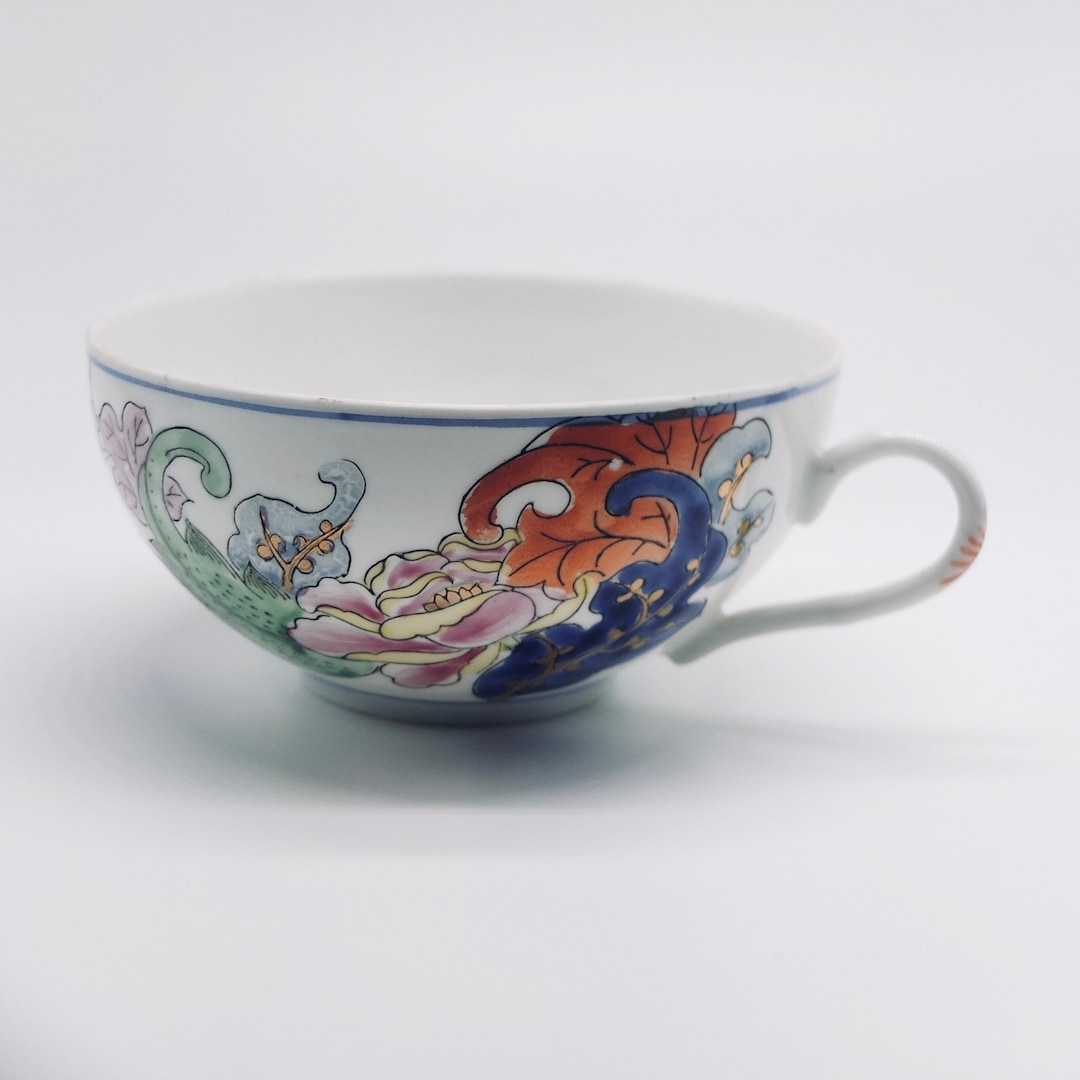 Antique Hand-painted Porcelain Chinese Tea Cup, Oriental Porcelain - Etsy