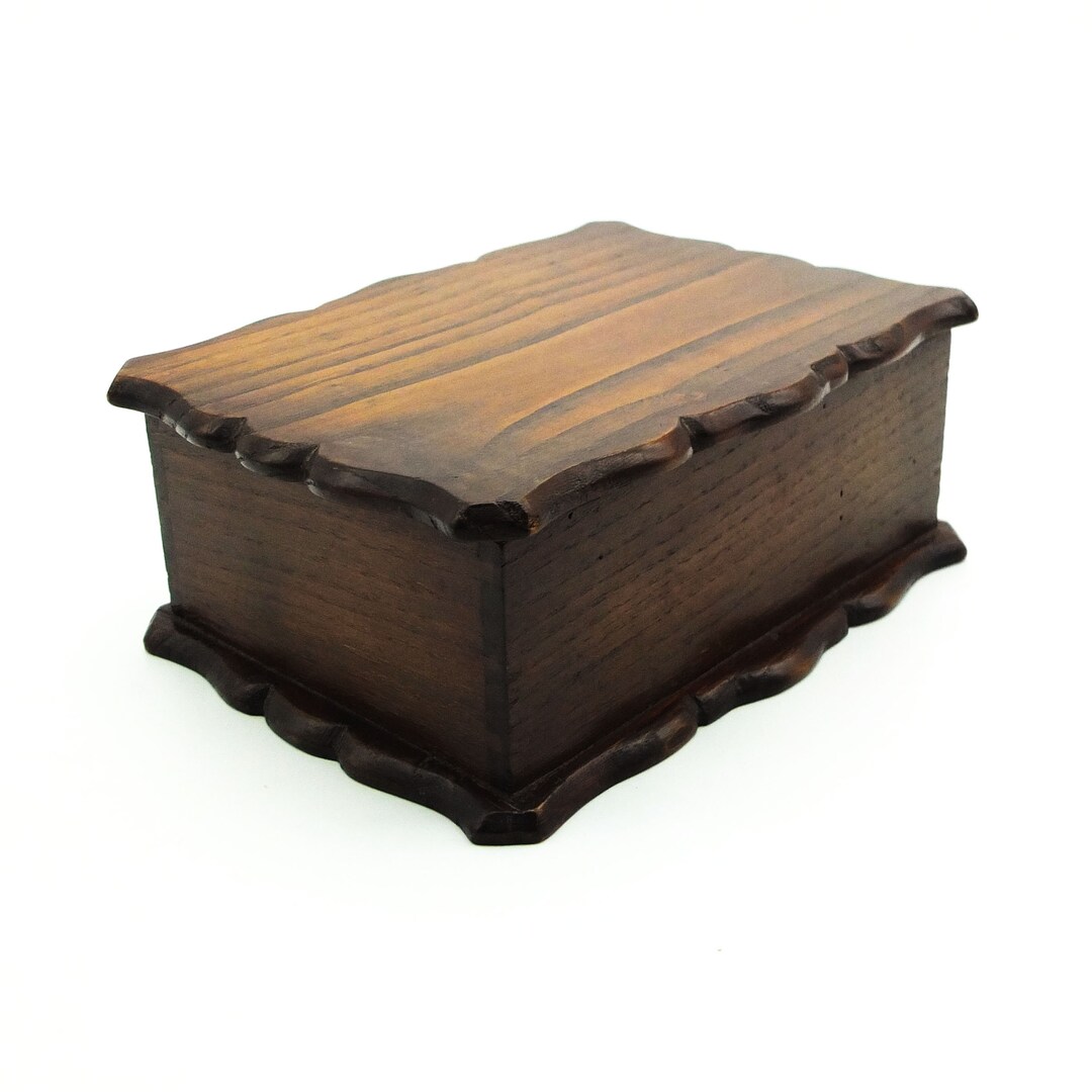 Vintage Jewelry Wood Box, Vintage Wooden Box, Room Décor - Etsy
