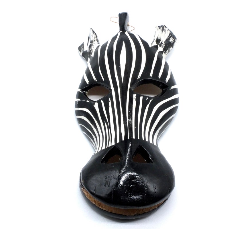 Zebra Mask - Etsy