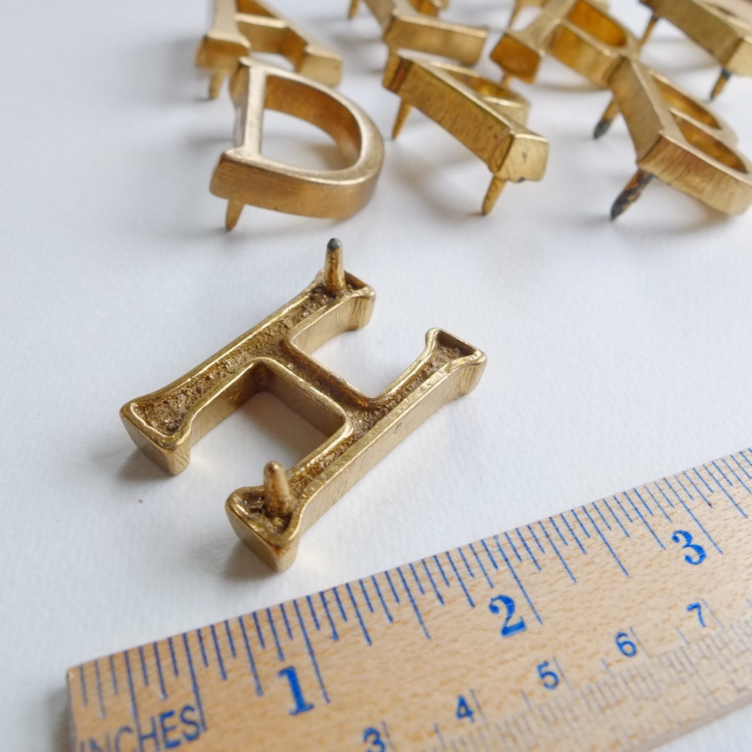 Brass Letter, Door Name, Vintage Letter, Letter Sign, Initial Letter ...