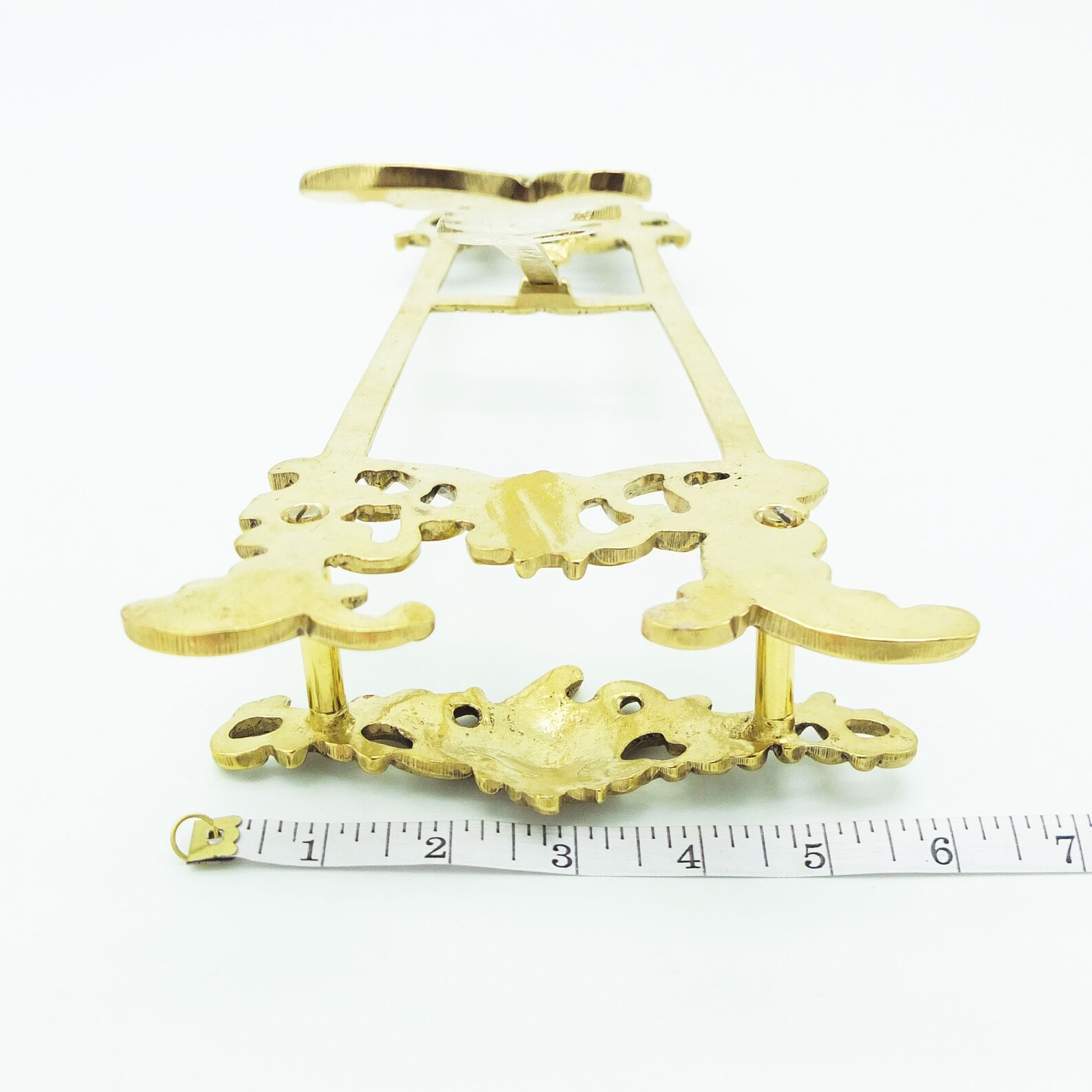 Vintage Plate Display Vintage Brass Frame Stand Book Stand - Etsy