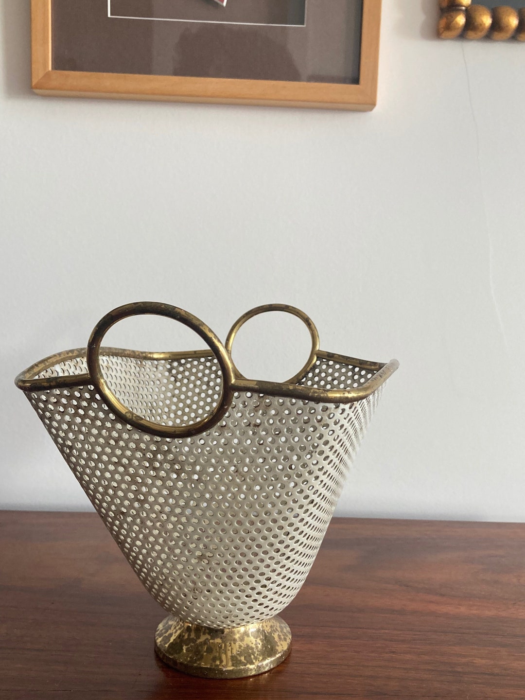 Vintage Multi Purpose Metal Basket, 50s Design, Portuguese Vintage - Etsy