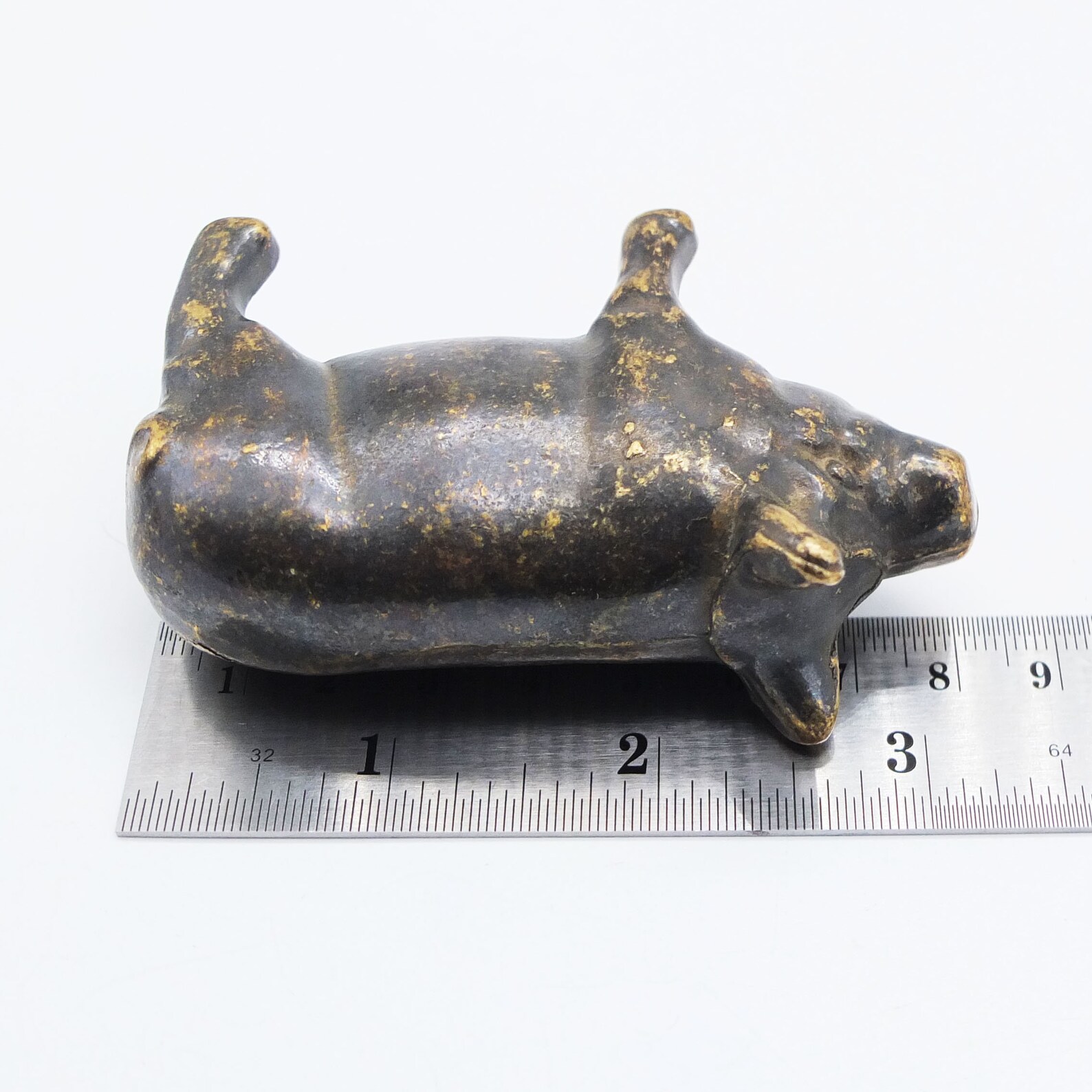 Vintage Brass Pig Figurine, Pig Figurine, Restaurante Décor - Etsy