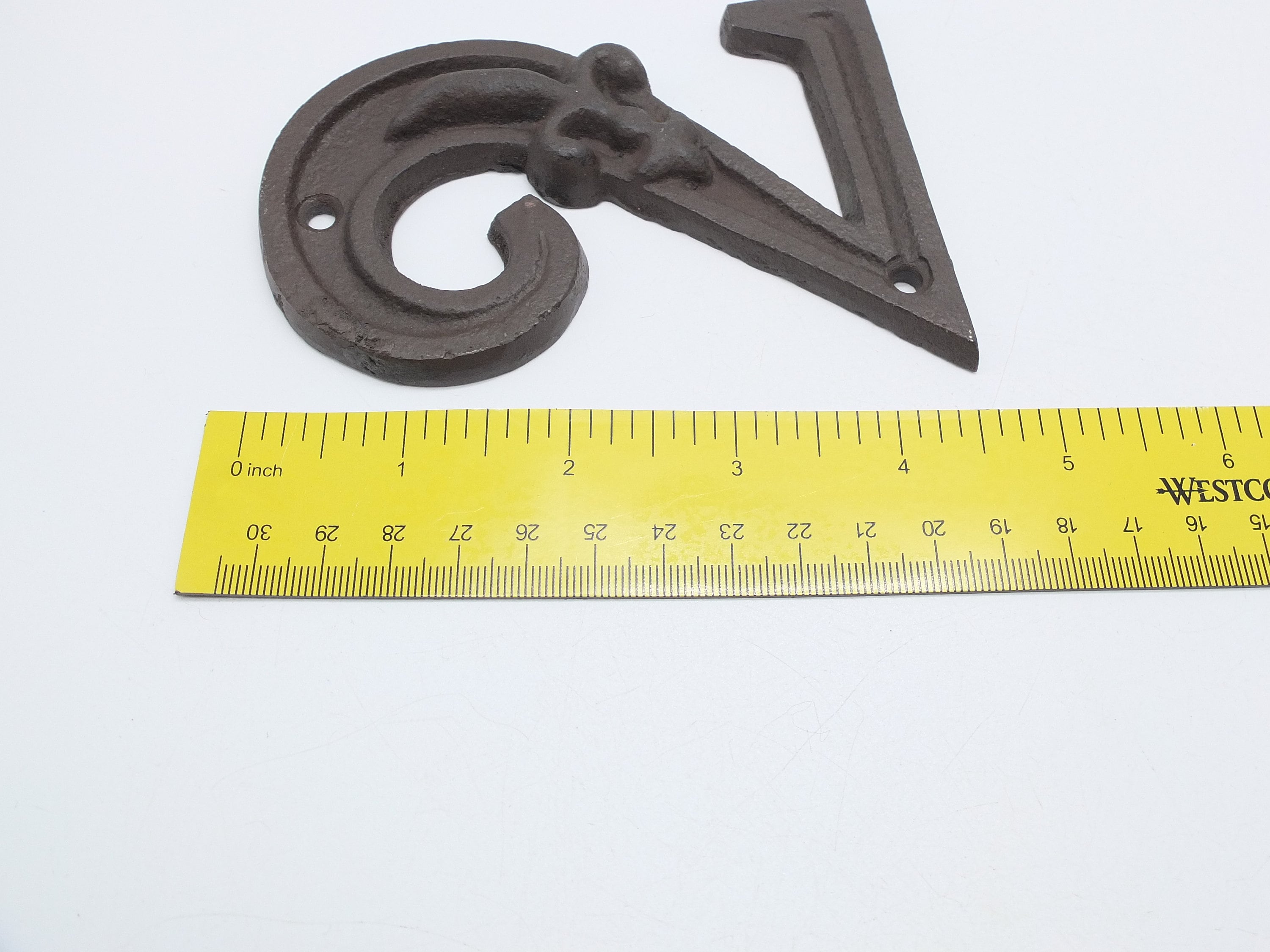 Iron Cast Numbers /// Vintage Door Numbers | Etsy