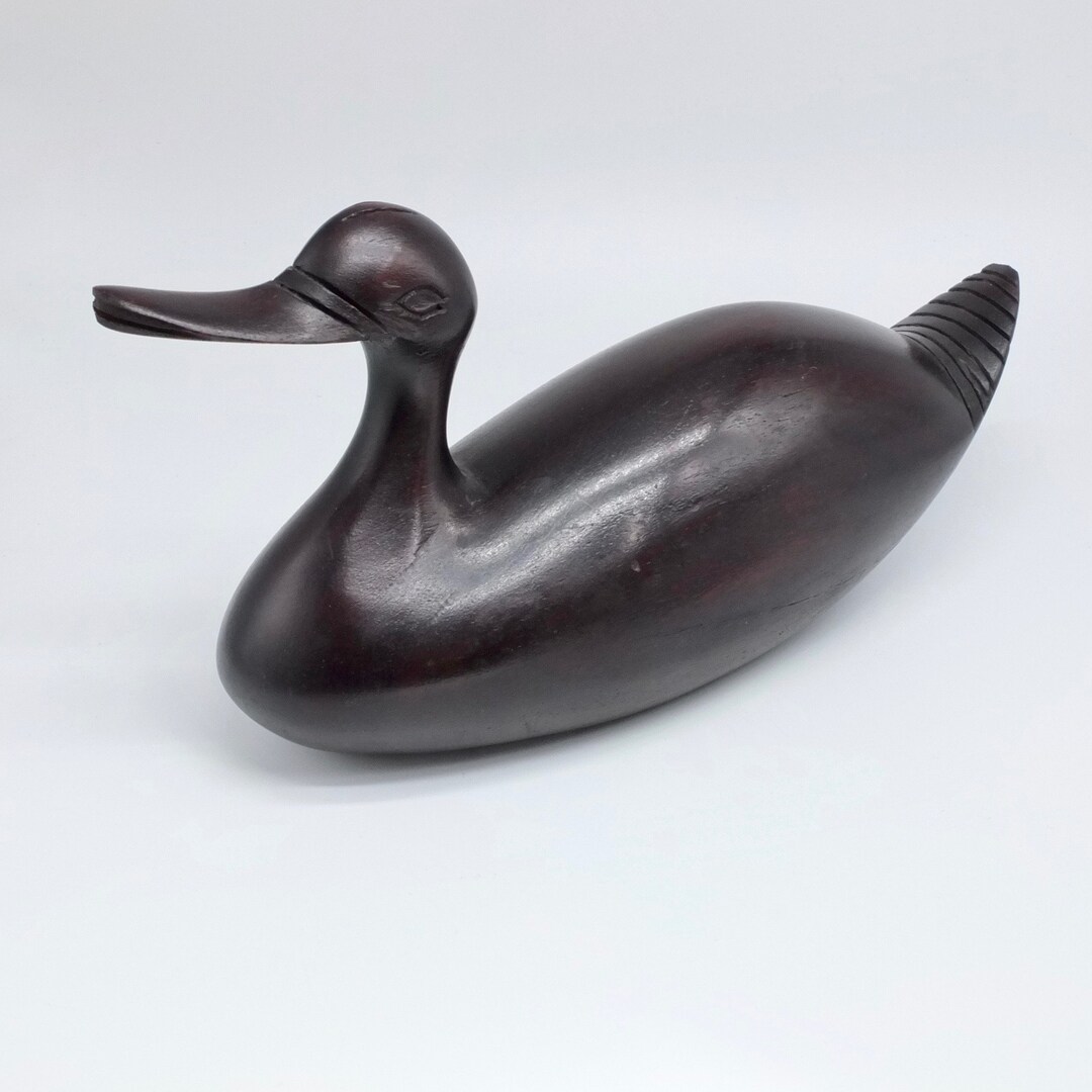 Antique Wood Duck, Duck Collection, Duck Wood Figurine, Wood Duck ...