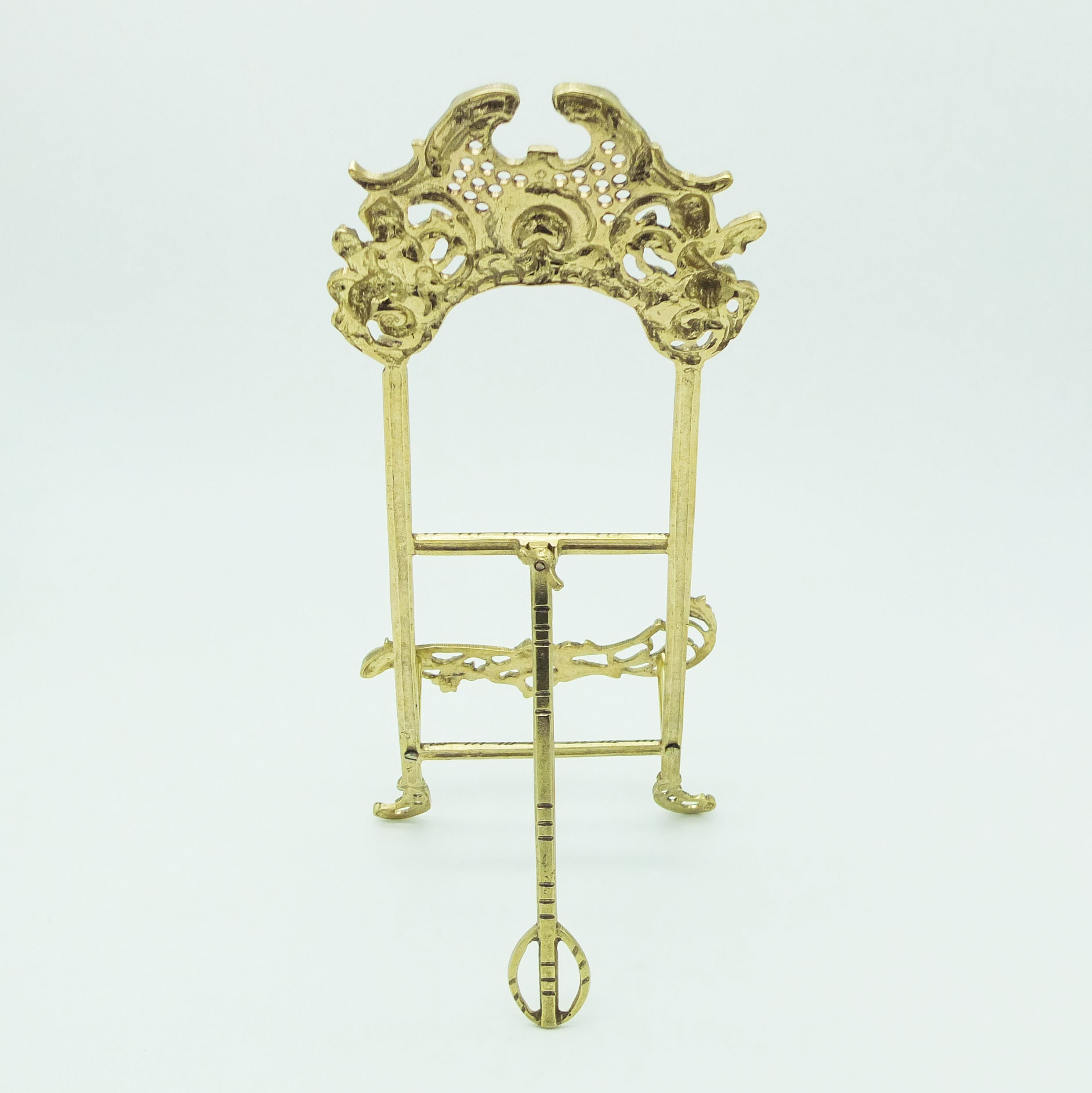 Vintage Plate Brass Stand plate holder /// Dish Stand /// | Etsy