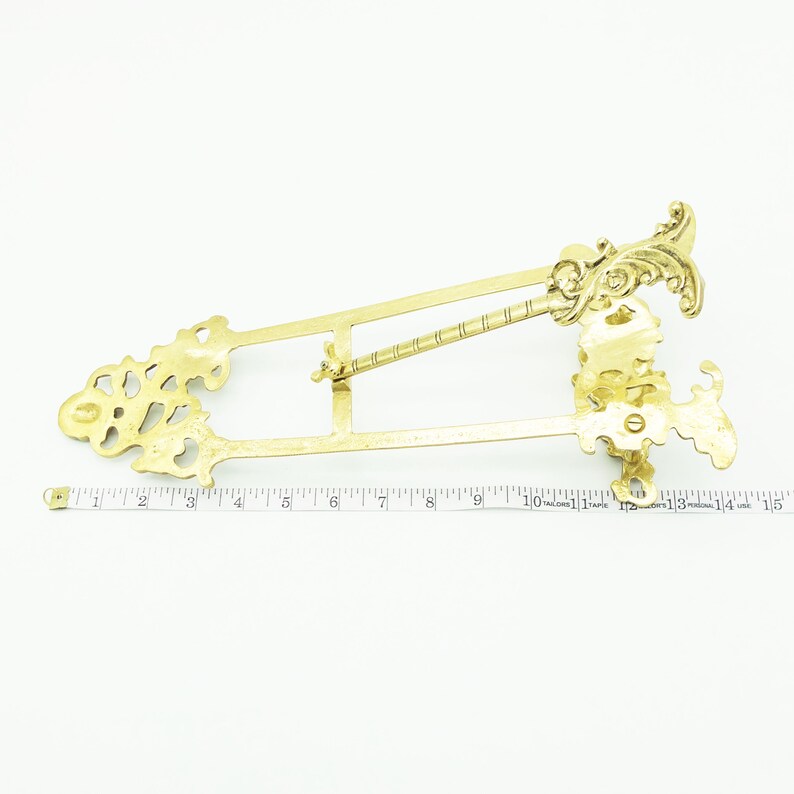 Vintage Plate Display Vintage Brass Frame Stand Book Stand - Etsy