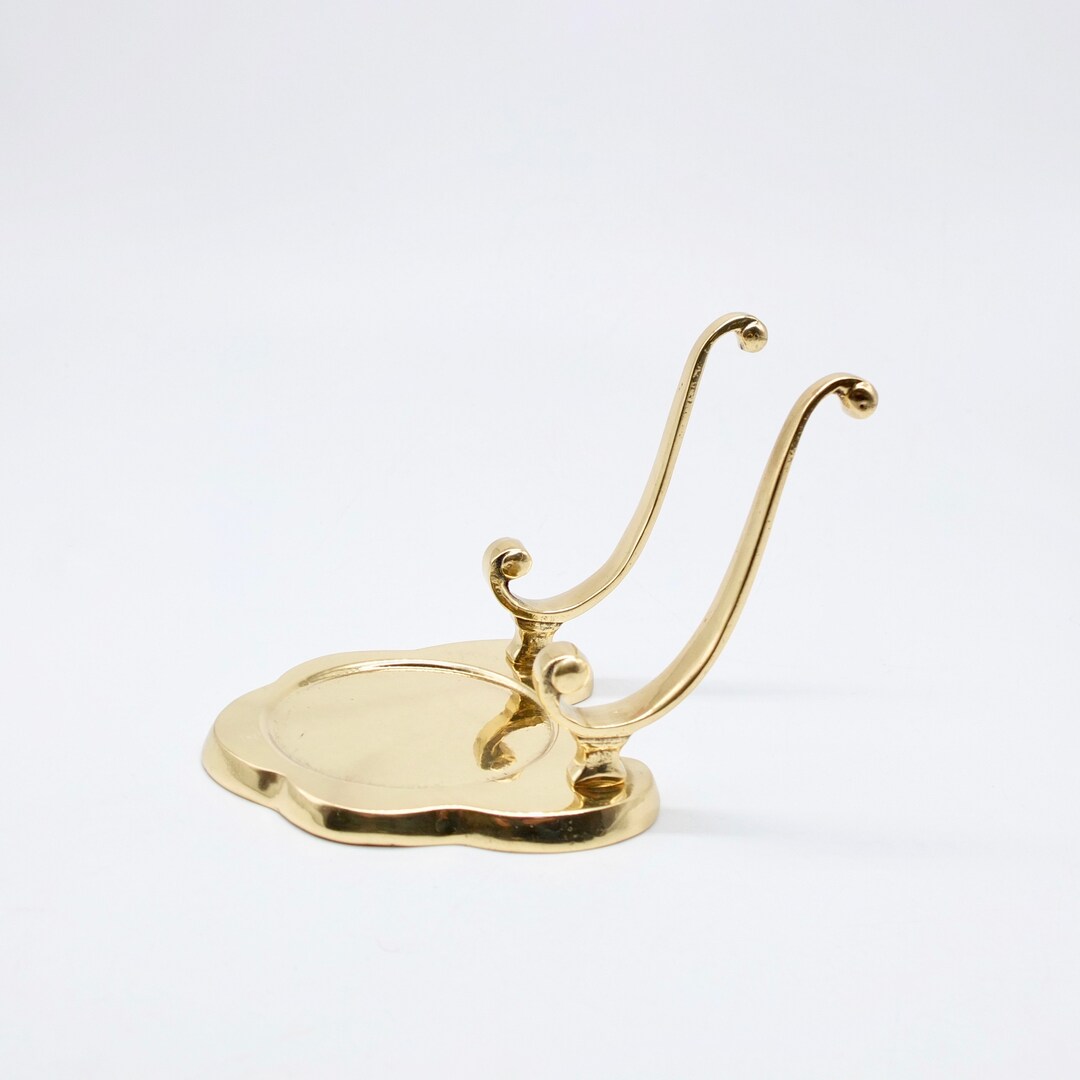 Vintage Teacup Brass Display and Plate Holder, Teacup Display, Teacup ...