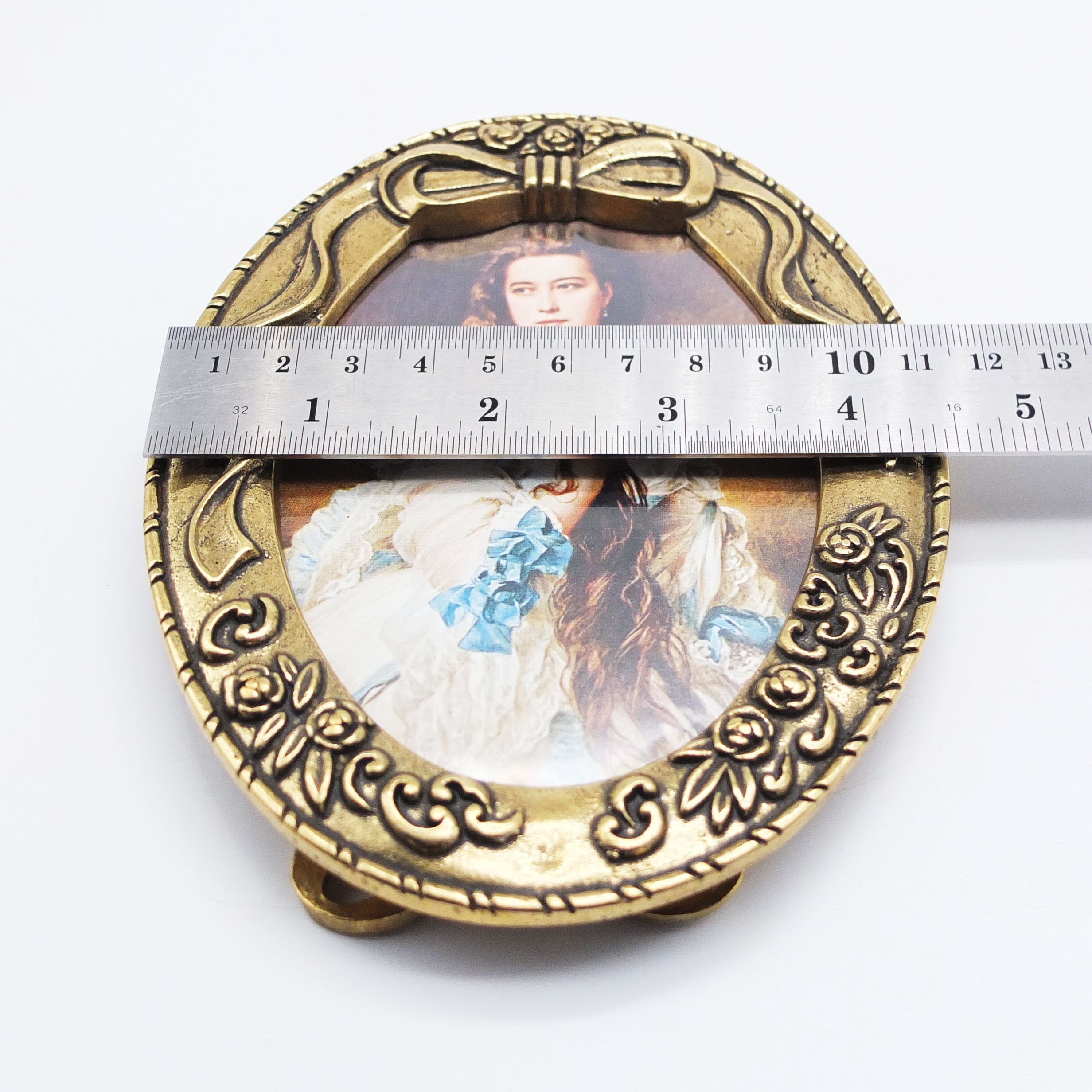 Vintage Oval Brass Photo Frame Picture Frame Brass Frame | Etsy