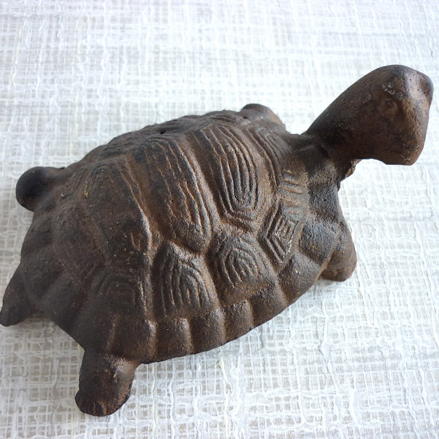 Hand Painted Cast Iron Turtle //// Turtle Décor - Etsy