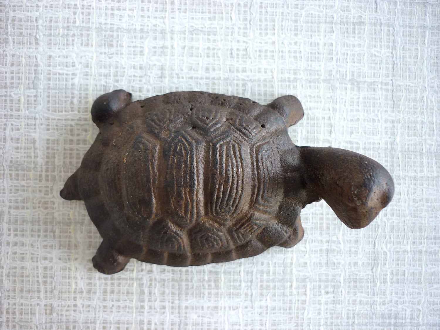 Hand Painted Cast Iron Turtle //// Turtle Décor - Etsy