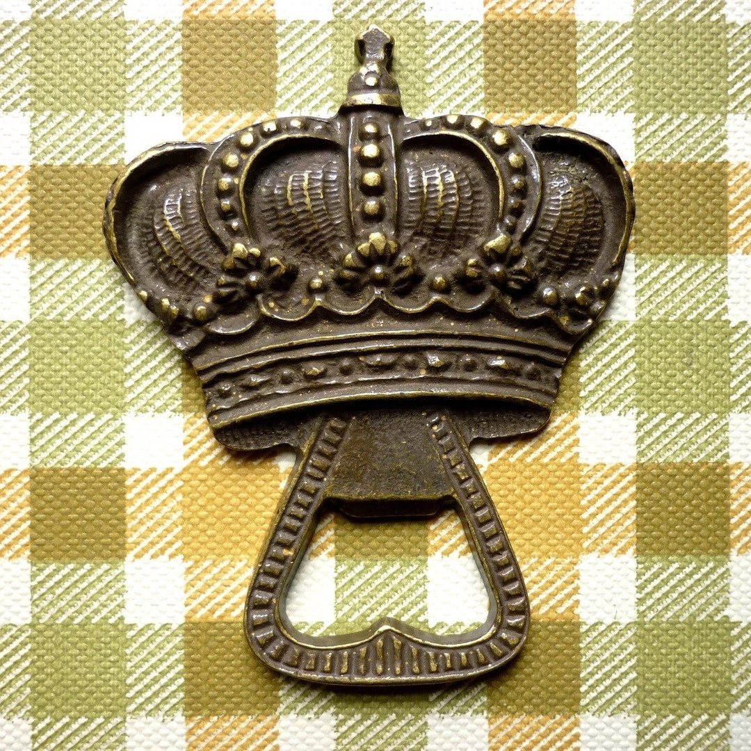 Vintage Bottle Opener, Brass Crown Bottle Opener, Beer Bottle Opener - Etsy