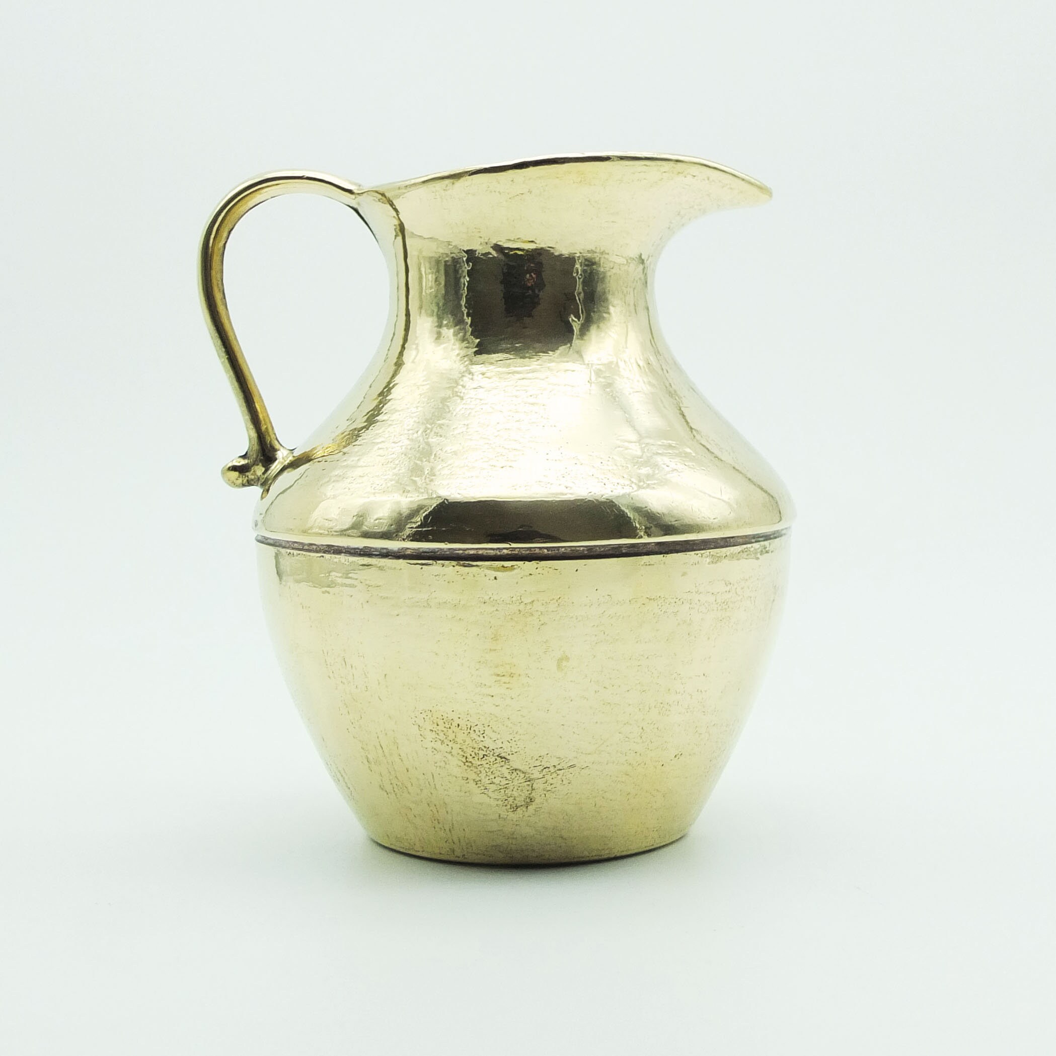 Vintage Solid Brass Jug | Etsy