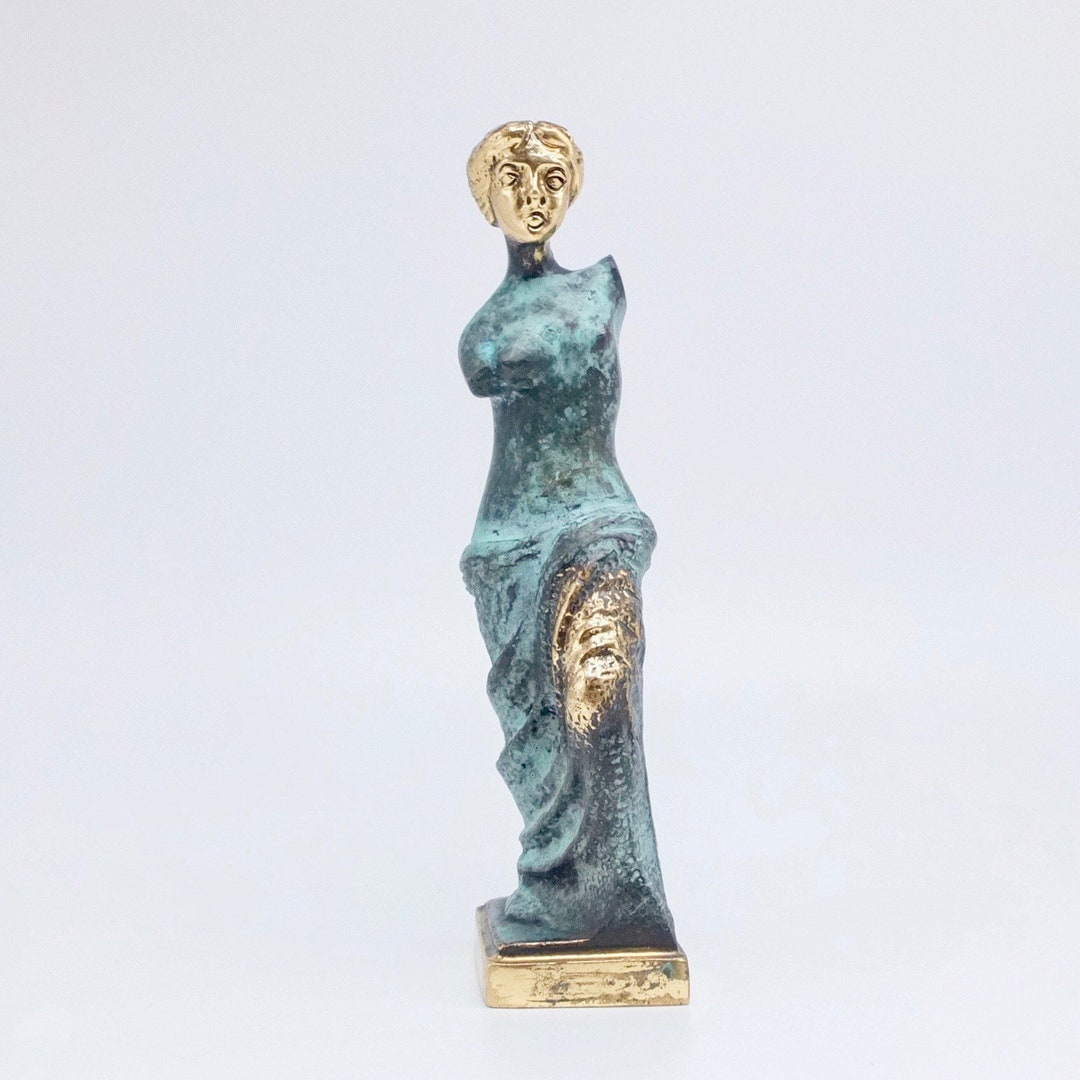 Vintage Brass Greek Sculpture, Woman Sculpture - Etsy