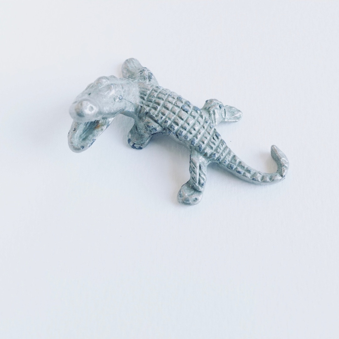 Unique Brass Metal Crocodile, Crocodile Figurine - Etsy