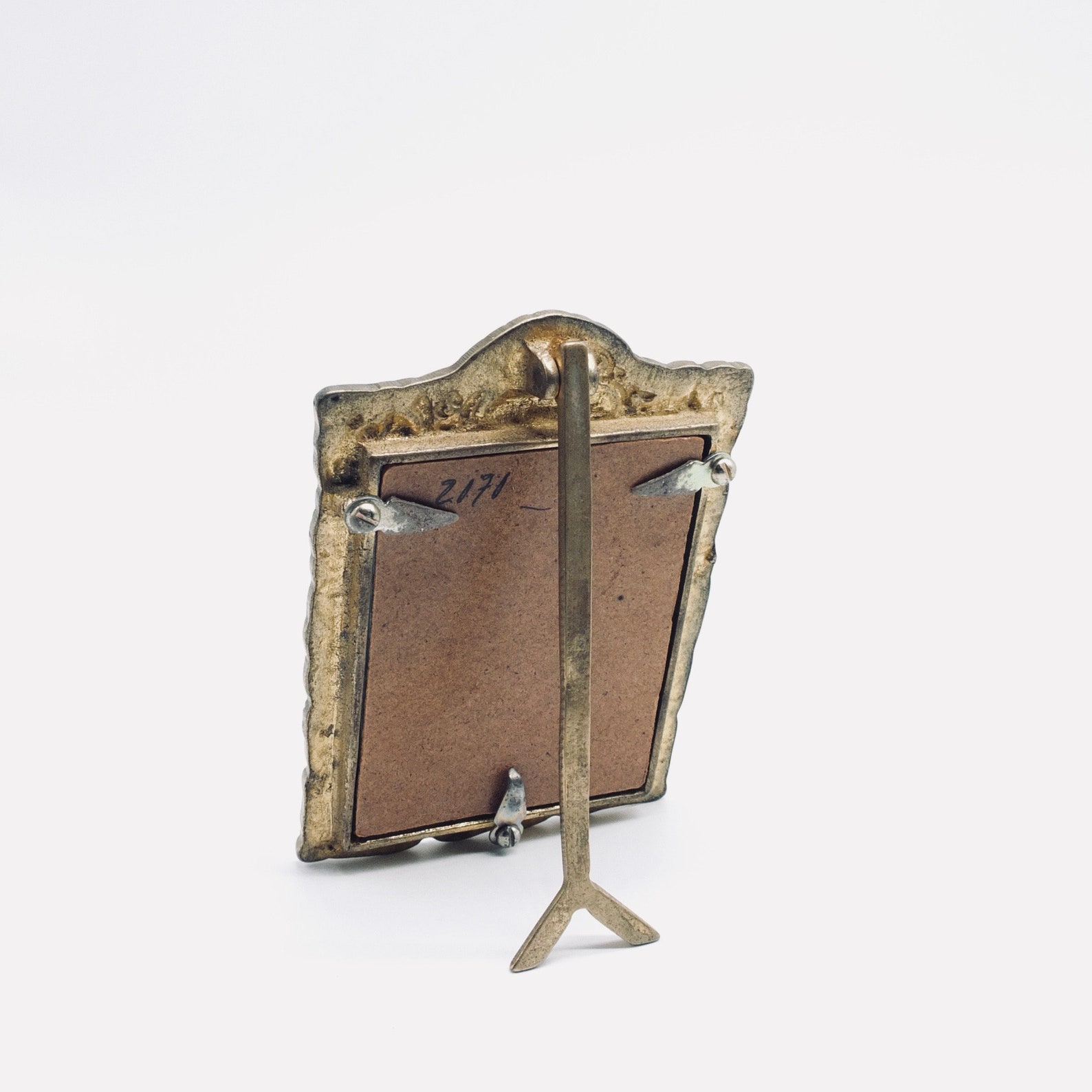 Vintage Solid Brass Photo Frame Valentines Photo Frame Heart - Etsy