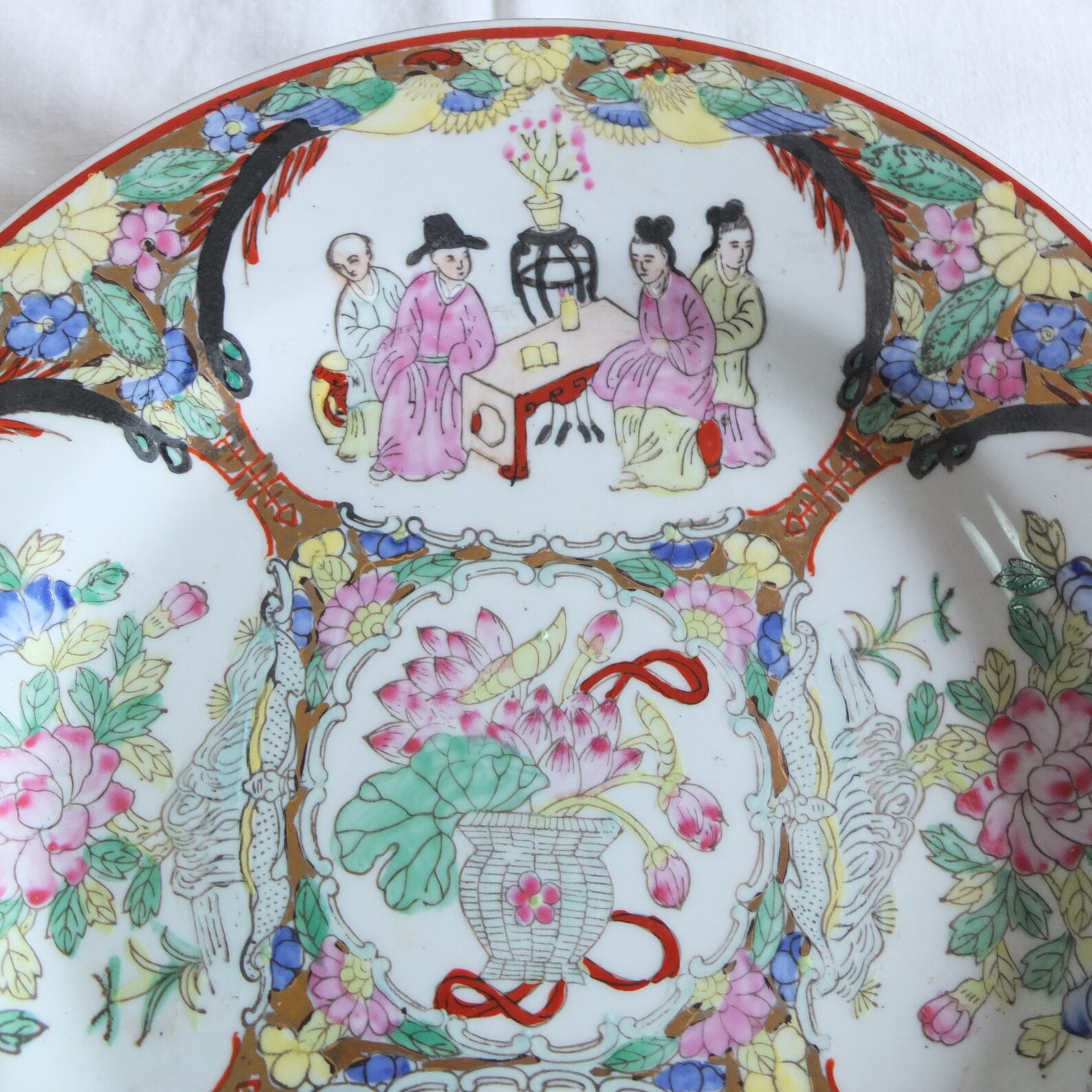 Vintage Collectible Plate from Macao Macau Hand painted | Etsy