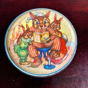 Vintage Rabbits Tin Box, Rabbits Tin - Etsy