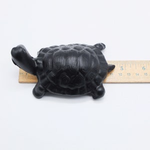Hand Painted Cast Iron Turtle Turtle Figurine Turtle Lovers - Etsy