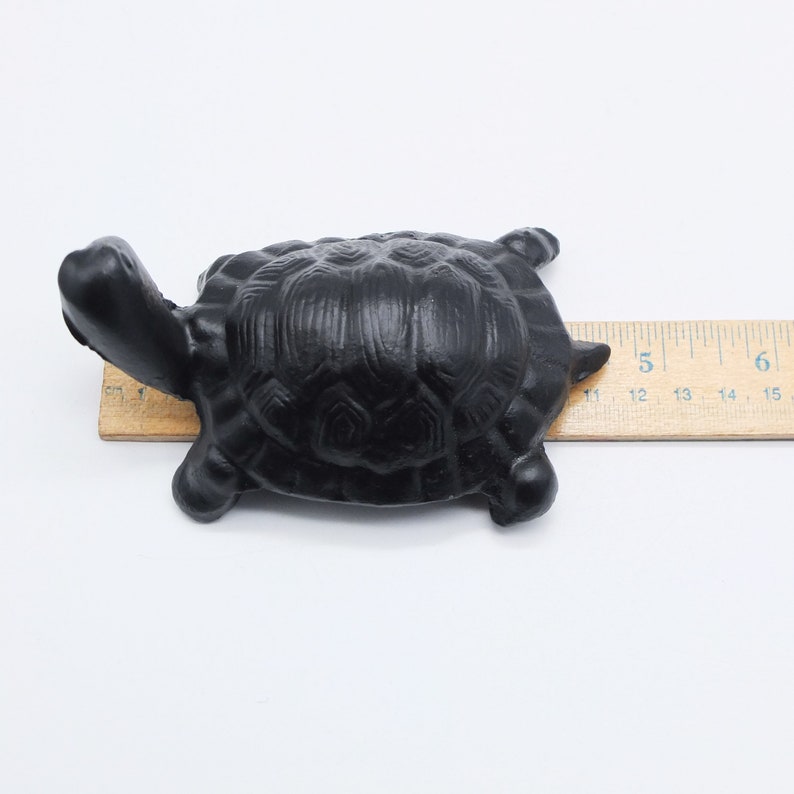 Hand Painted Cast Iron Turtle //// Turtle Décor - Etsy