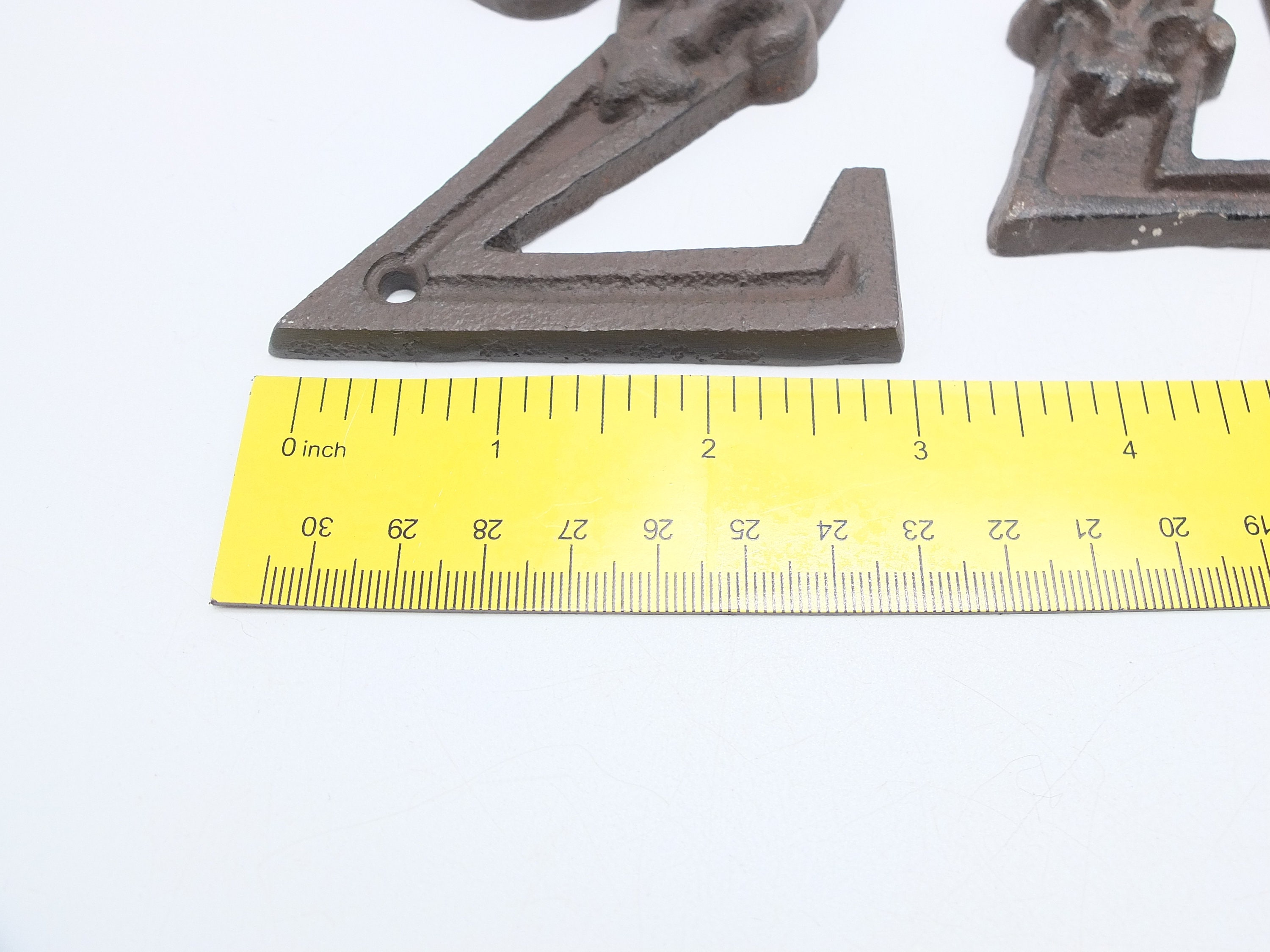 Iron Cast Numbers /// Vintage Door Numbers | Etsy