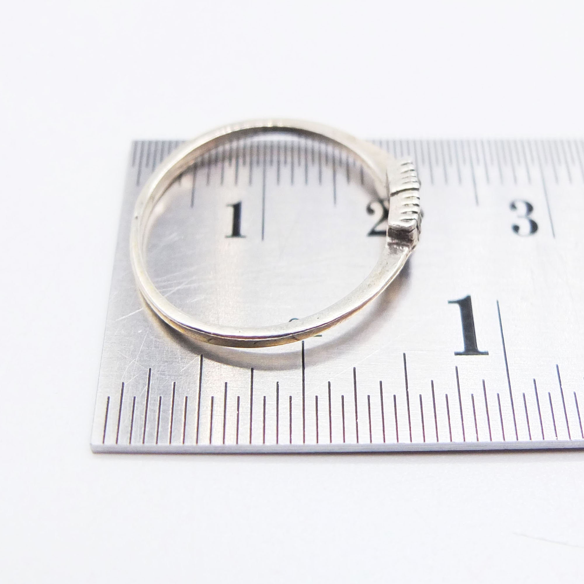 Vintage Sterling Silver Ring with Marquisette Stones | Etsy