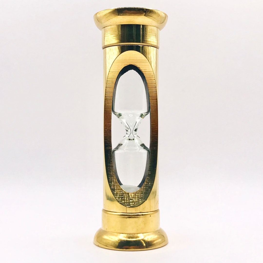 Vintage Unique Brass Sand Timer, Sand Clock, Vintage Sand Clock, Sand ...