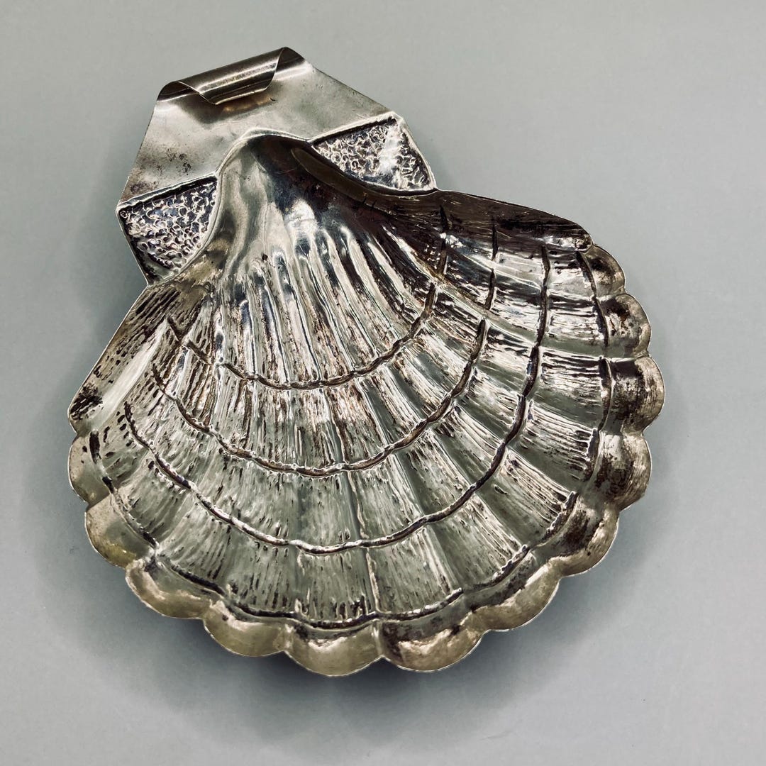 Vintage Sterling Silver Baptismal Shell or Christening Shell - Etsy