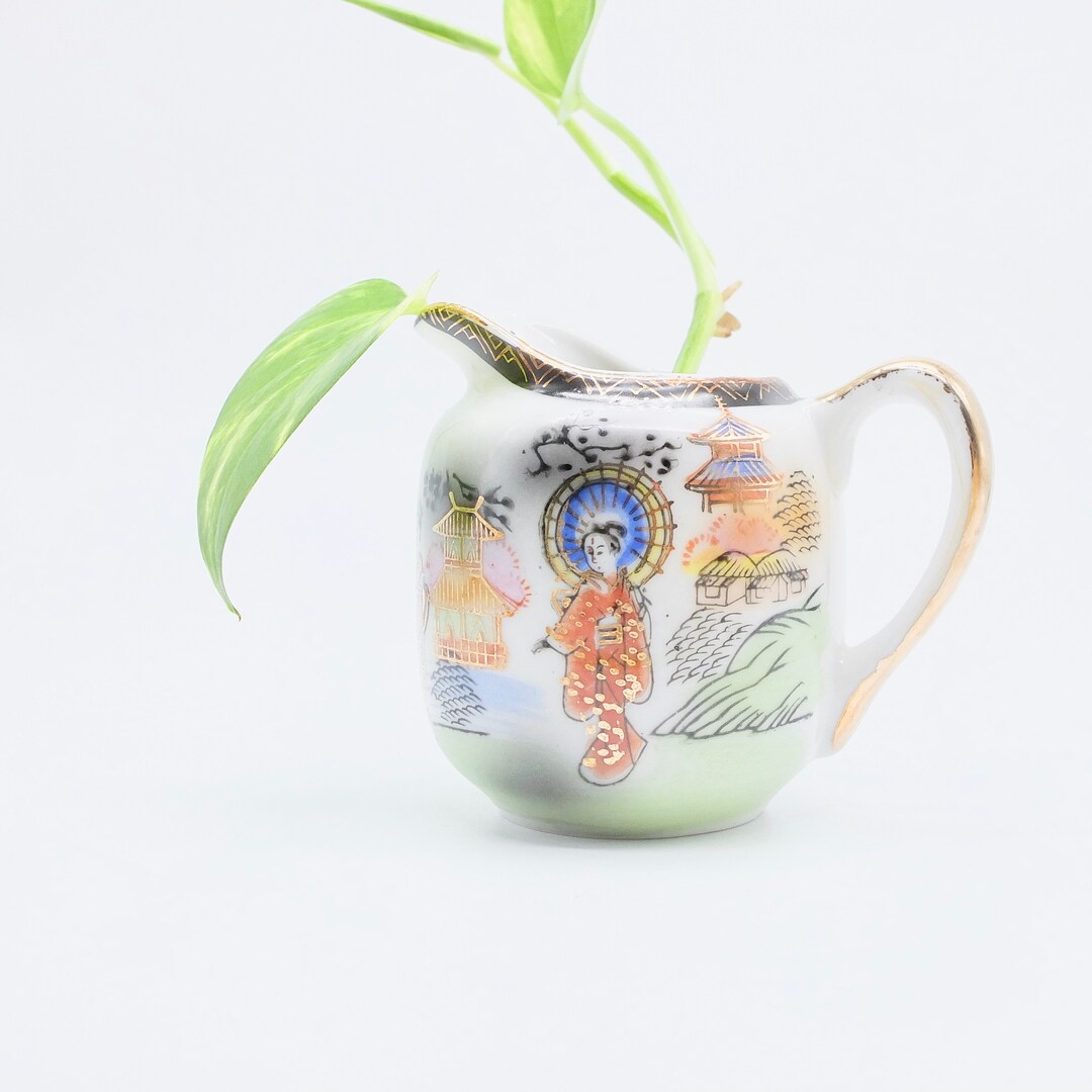 Antique Japanese Milk Jug Pitcher Small Porcelain Pitcher - Etsy