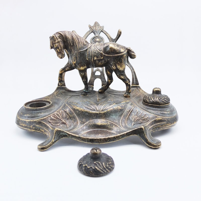 Brass Inkwells - Etsy