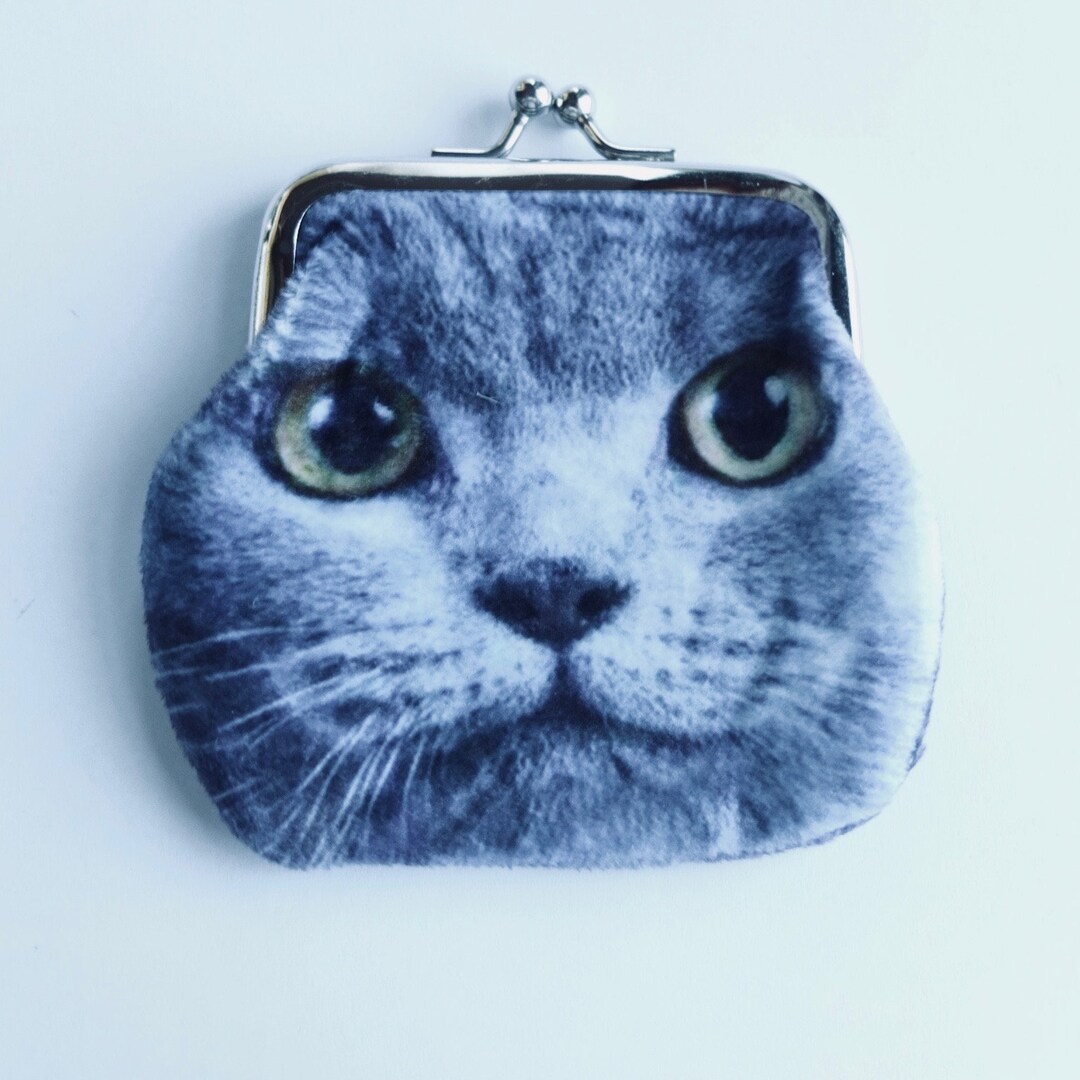 Fabric CAT Coin Purse, Cat Lovers, Coin Purse - Etsy