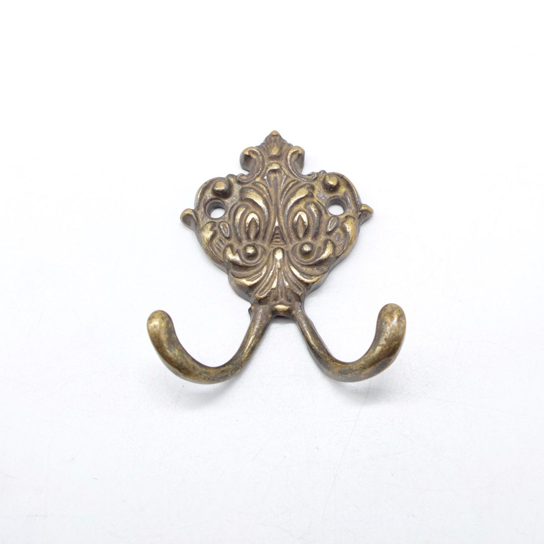 Vintage Brass Hanger, Brass Hook, Vintage Wall Hanger, Wall Hanger ...