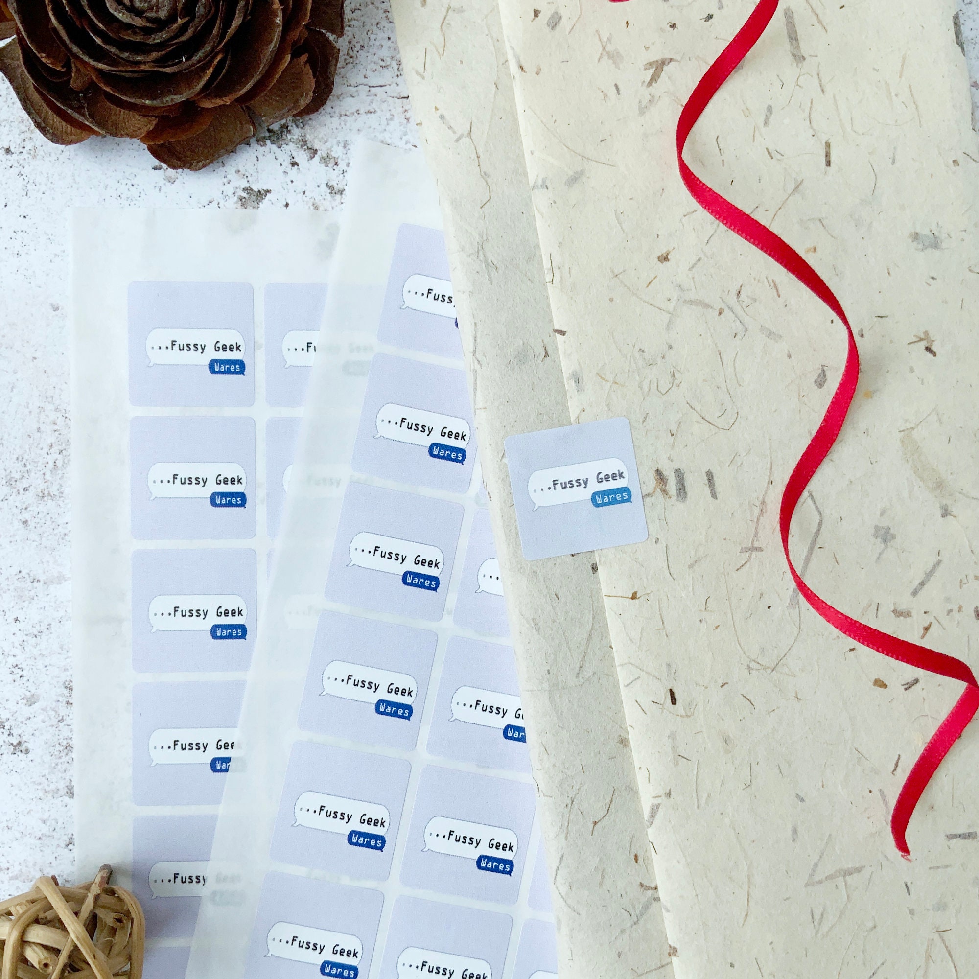 Logo Sticker Pack Custom Sticker Set Envelope Seal Wrapping - Etsy UK