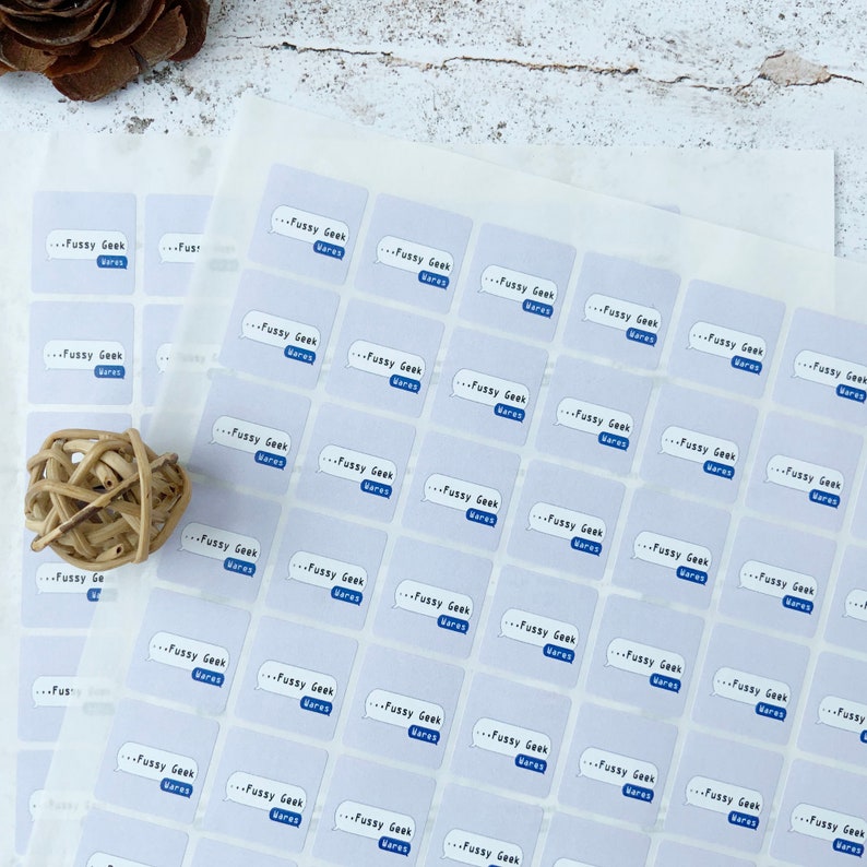 Logo Sticker Pack Custom Sticker Set Envelope Seal Wrapping - Etsy UK