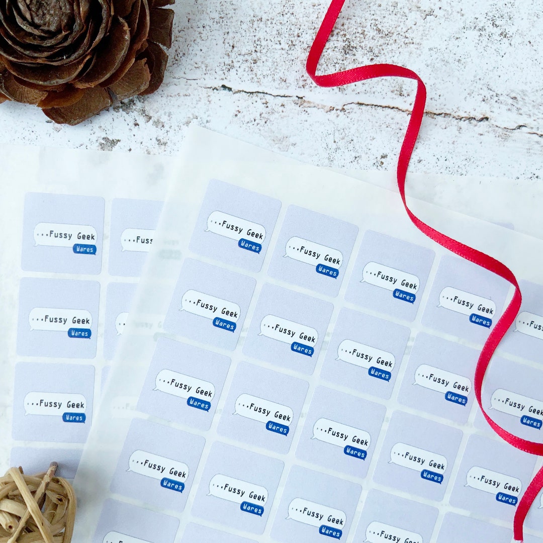 Logo Sticker Pack Custom Sticker Set Envelope Seal Wrapping - Etsy