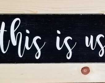This is us wood sign | Etsy