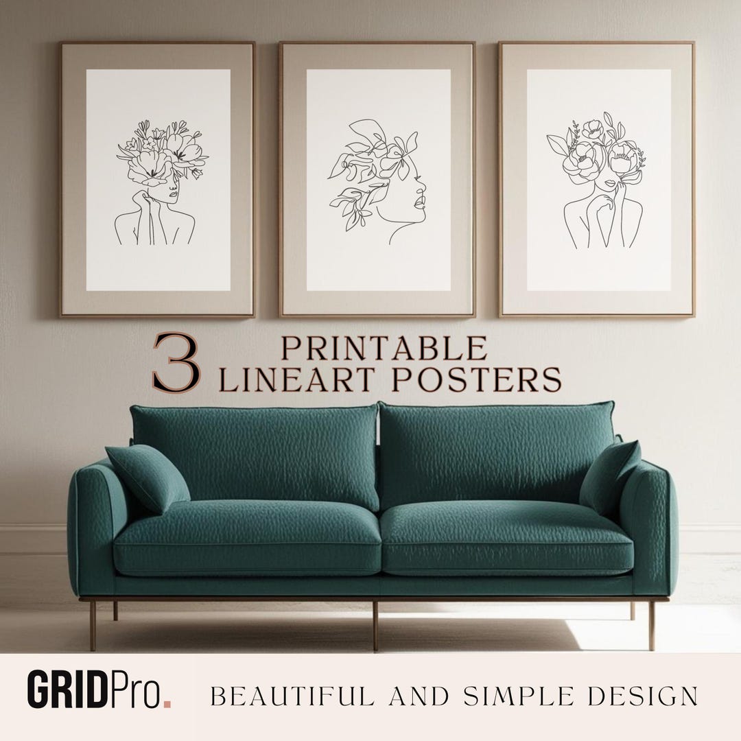 PRINTABLE Lineart Printable Poster Printable Art Clean Art Wall Decor ...