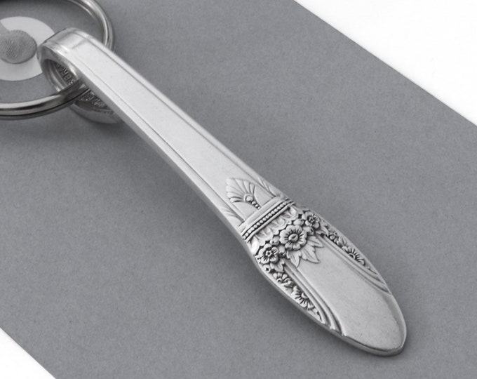 Silverware Handle Key Ring, Spoon Key Chain Spoon Key Ring Vintage ...