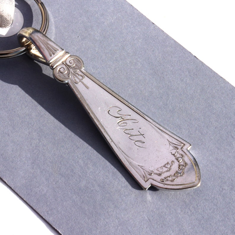 Spoon Keychain Silverware Key Chain Spoon Key Ring Vintage | Etsy