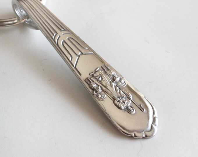 Silverware Keychain Spoon Key Chain Spoon Key Ring Bible - Etsy