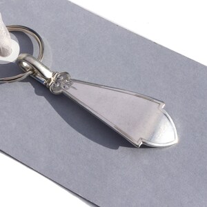 Spoon Keychain Silverware Key Chain Spoon Key Ring Vintage Silver Plate ...