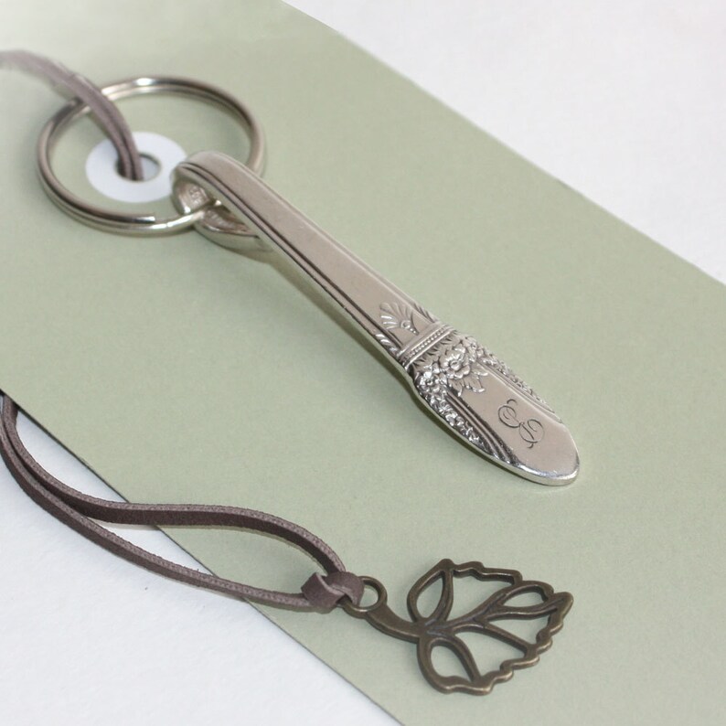 Spoon Handle Key Ring Spoon Keychain Spoon Key Chain | Etsy