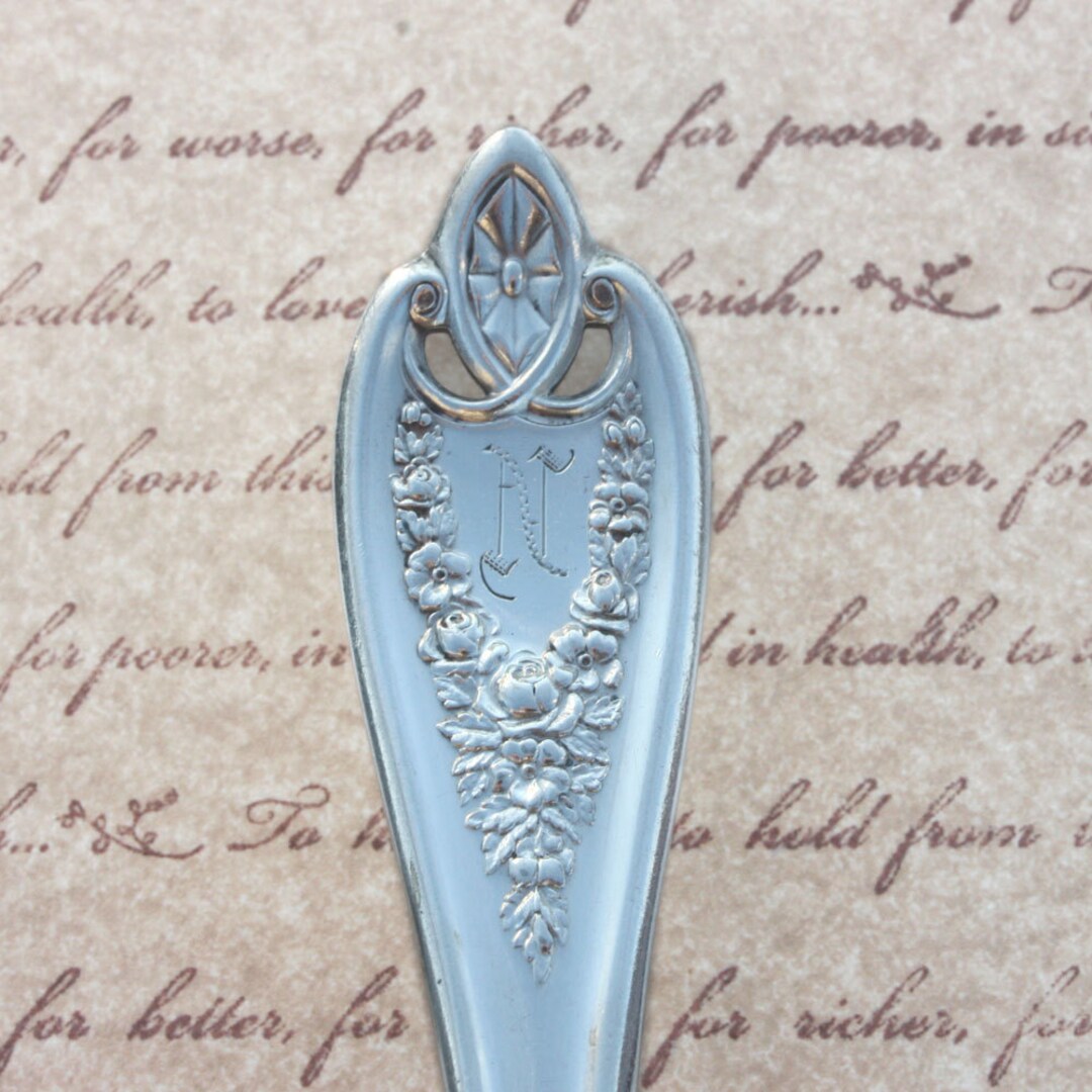 N Monogram Spoon Key Ring Spoon Key Chain Spoon Keychain Old Colony ...